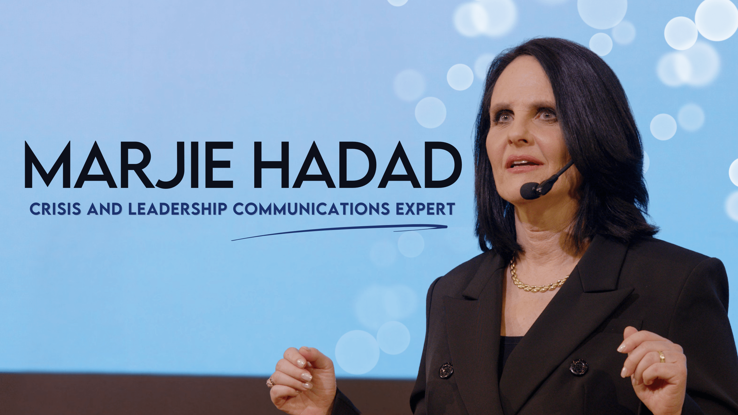 Marjie's Speaking - Marjie Hadad